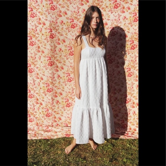 Zara | Dresses | Nwt Zara Voluminous Textured Weave Dress Summer Dress 222 | Poshmark
